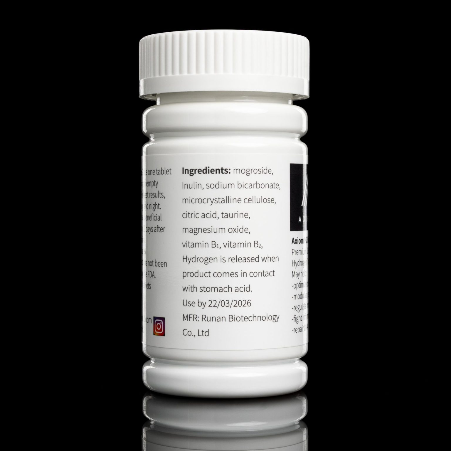 Oral SSH (Solid State Hydrogen) Tablets - Axiom H2